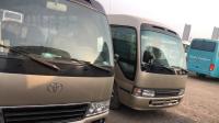 China 30 Seats Coaster Buses with Manual Transmission Type and G.V.W Kg of 5900 at Affordable for sale