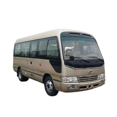 China LHD Coaster Bus 30 Seaters Good Condition Fuel Type Diesel Curb Weight 3000kg for sale