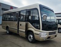 China Toyo TA 18 Seater 30 Seater Passenger Coaster Mini Bus with 95/3200 kW/rpm Rated Output for sale