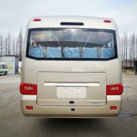 China Toyo TA 18 Seater 30 Seater Passenger Coaster Mini Bus with 95/3200 kW/rpm Rated Output for sale