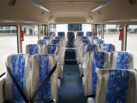 China Toyo TA 18 Seater 30 Seater Passenger Coaster Mini Bus with 95/3200 kW/rpm Rated Output for sale