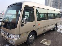 China Second Hand 22 to 30 Passenger Seats Toyot Coaster Bus with Front Mounted Diesel Engine for sale