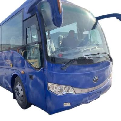 China 35 Seaters Used Coach Bus Left Drive Diesel Engine Yuchai Engine 8995*2490*3490mm for sale
