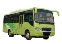 China 7480mm Overall Length Dongfeng 35 Seater Used Coach Bus Rear Overhang 2340mm for sale