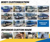 China Left Hand Driver 20 Seats 30 Seater Coaster Diesel Bus to Meet Customer's Requirement for sale
