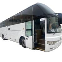 China Fuel Type Diesel 47 Seater Used Coach Bus with Refrigerator and Bathroom Left Drive for sale