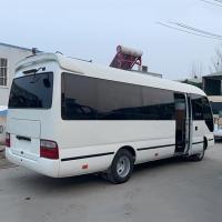 China Affordable 25 Seater Used Diesel Japanese Coaster Bus EURO 3 Emission for sale