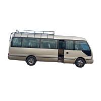 China 30 Seater Diesel Used Toyo ta Coaster Bus with 15BFT Engine and Euro 3 Emission for sale