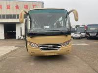China Manual Transmission Type Euro 3 35 Seater Long Drive Coach Bus 8 Meters Front Diesel for sale