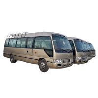 China 30 Seater Diesel Used Toyo ta Coaster Bus with 15BFT Engine and Euro 3 Emission for sale