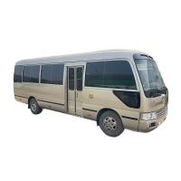 China 30 Seater Diesel Used Toyo ta Coaster Bus with 15BFT Engine and Euro 3 Emission for sale