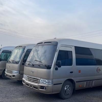China Good Condition 30 Seats Used Coaster Bus with Diesel Fuel Type Manual Transmission for sale