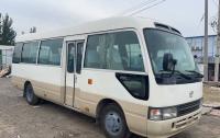 China Good Condition 30 Seats Used Coaster Bus with Diesel Fuel Type Manual Transmission for sale