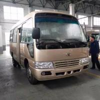 China Left Hand Drive 10-19 Seater Coaster Bus with Euro 6 Emission Standard for sale