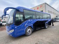 China 35 Seats Tour Bus Coach Luxury Used Mini Passenger Bus Power Steering Deisel Fuel for sale