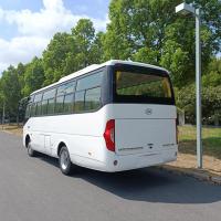 China 31 Seater Mini Bus Coaster with Left Hand Drive Diesel Fuel and Luxury Design for sale