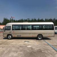 China Manual Transmission Type 24-30 Seats Diesel Engine Coaster Mini Bus for Luxury Passenger for sale