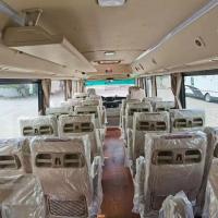China Manual Transmission Type 24-30 Seats Diesel Engine Coaster Mini Bus for Luxury Passenger for sale