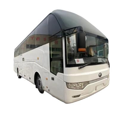 China Power Steering 60 Seats 65 Seater Diesel Passenger Coach Bus with Excellent Performance for sale