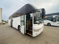 China Power Steering 60 Seats 65 Seater Diesel Passenger Coach Bus with Excellent Performance for sale