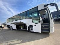 China Affordable 50 Seater Left Hand Drive Luxury Buses Deisel Fuel Euro 3 Optional Included for sale