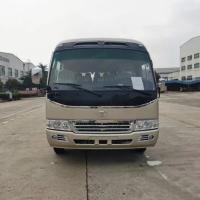 China Durable Diesel Toyota Coaster Bus with Euro 5 Emission Standard Wheel Base 3720 for sale