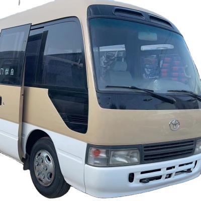 China V6 4.0 6GR 2.7L VVT-I Engine Used Coaster Bus with 30 Seats in Excellent Condition for sale