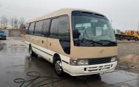 China V6 4.0 6GR 2.7L VVT-I Engine Used Coaster Bus with 30 Seats in Excellent Condition for sale