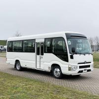 China Good Condition Toyota Used Bus 30 Passenger Mini Coaster Bus with Manual Transmission for sale