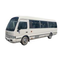 China 30-Seater Toyo ta Coaster Bus with 9.00R20 Tires and Comfortable Seating Capacity for sale