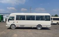 China 30-Seater Toyo ta Coaster Bus with 9.00R20 Tires and Comfortable Seating Capacity for sale