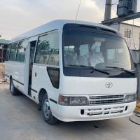 China 30 Seater Manual Transmission Toyota Coaster Bus with 4L Engine Capacity and Deisel Fuel for sale