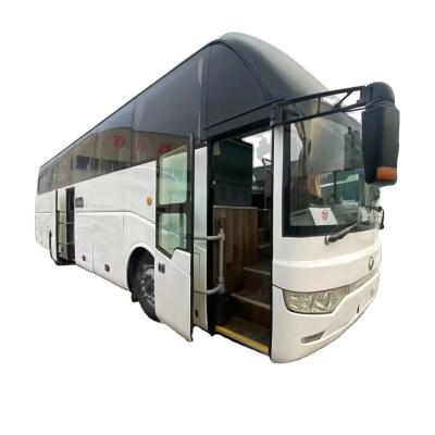 China 60 Seater Second Hand Youtong Prix Coach Bus Suspension Leaf Spring Diesel Fuel Type for sale