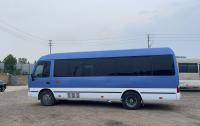 China Luxury 21 Seater Toyota Coaster Mini Bus with Engine Capacity 4L Tyres 255/70R 22.5-16 for sale
