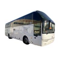China Comfortable 65 Seater Bus Coach with 6 8L Engine Capacity and Leaf Spring Suspension for sale