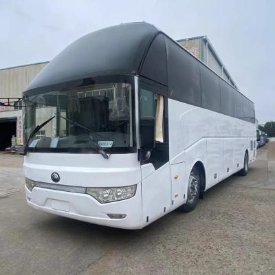 China Power Steering 60 Seats Used Bus Euro 3 Emission Standard 65 Seater Luxury Coach Bus for sale