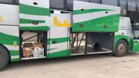 China 65-67 Seats LHD Coach Bus in with Diesel Fuel Type and Max Speed of 100km/h for sale