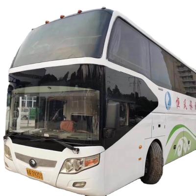 China 60-70 Seats Popular Left Hand Drive Used Bus Coach with Running and Engine Capacity 8L for sale