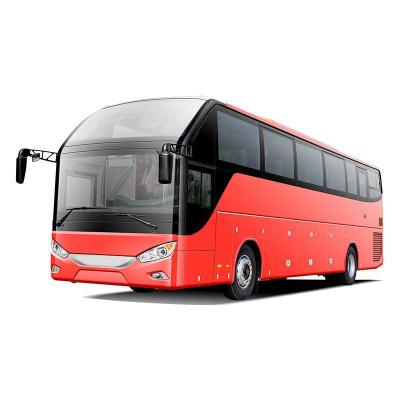 China Rear Axle 13T/Drum Brake Luxury 50 60 Seater Passenger Bus with 6080mm Wheelbase for sale