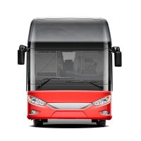 China Rear Axle 13T/Drum Brake Luxury 50 60 Seater Passenger Bus with 6080mm Wheelbase for sale