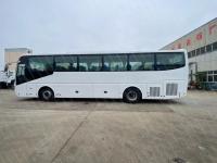 China 65 Seats LHD Passenger Bus Good Condition Deisel Fuel Used White Coach Buses at Affordable for sale