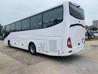 China 65 Seats LHD Passenger Bus Good Condition Deisel Fuel Used White Coach Buses at Affordable for sale