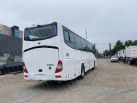 China 65 Seats LHD Passenger Bus Good Condition Deisel Fuel Used White Coach Buses at Affordable for sale