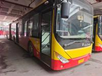 China Used CNG Bus 12m 87 Passenger Seats with Non-Independent To-Mounted Air Conditioner for sale