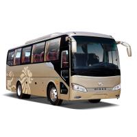 China 50 Seater Diesel Luxury Coach Bus with Comfortable Seats and Distinctive Color Design for sale