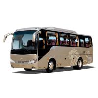 China 50 Seater Diesel Luxury Coach Bus with Comfortable Seats and Distinctive Color Design for sale