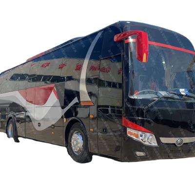 China 3300mm Wheel Base Used Coach Bus Manual Transmission Type Good Condition LHD 47 Seater for sale