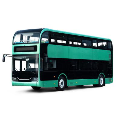 China 65 Seats Used Buses Luxury Coach Double Decker Bus with Manual Transmission for sale
