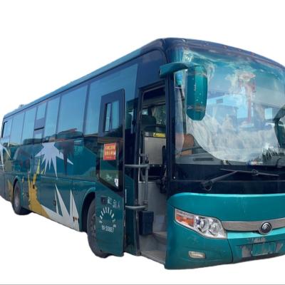 China Affordable Used Manual Buses with YC4E150-20 Engine Model and 2430mm Overall Width for sale