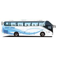 China 50 Seat Luxury Diesel Passenger Coach Bus Euro 3 Emission Standard G.V.W 17250 Kg for sale